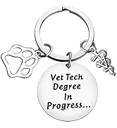 Amazon.com: Ciyumu Vet Techs Gift Veterinary Key Chain Funny Veterinary ...