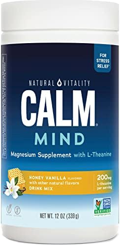 Amazon.com: Natural Vitality Calm, Magnesium Citrate Supplement, Anti ...