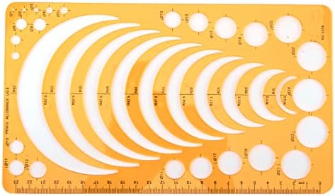 Amazon.com : Rapidesign Circle Radius Master Template, 1 Each (R142 ...