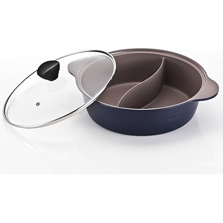 Amazon.com: Cookin IH Shabu Shabu Divider Hot Pot, Induction Cooktop ...