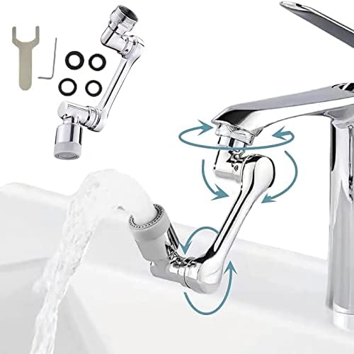 KKNE Wasserhahn Aufsatz, 1080° Swivel Tap Aerator, Tap Extender Adapter ...