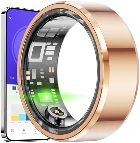 Amazon.com: 3Cloudge Mens Fitness Tracker Ring, Pedometer Health ...