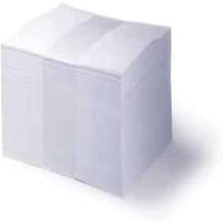 Bright Ideas White Paper Note Block Refill, White, 9cm x 9cm Sheet Cube ...