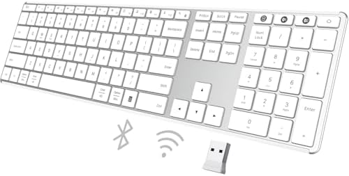 Amazon.com: seenda Low Profile Mechanical Keyboard, Multi-Device ...