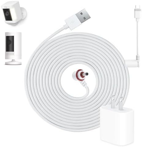 Amazon.com : OuOudoit Power Adapter for Ring Stick Up Cam 2nd/3rd Gen ...