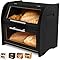Amazon.com: Arise Stylish Bamboo Bread Box for Kitchen Countertop ...