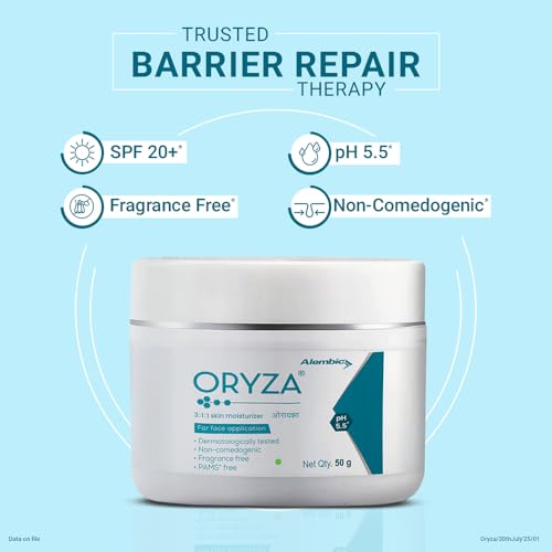 Oryza 3:1:1 Ceramide Face Moisturizer I Enriched with Hyaluronic Acid ...