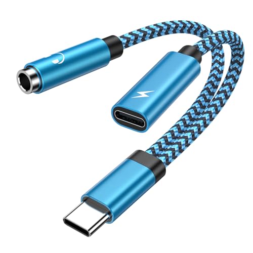 Snapklik.com : 2 In 1 USB C To 35mm Headphone And Charger Adapter For ...