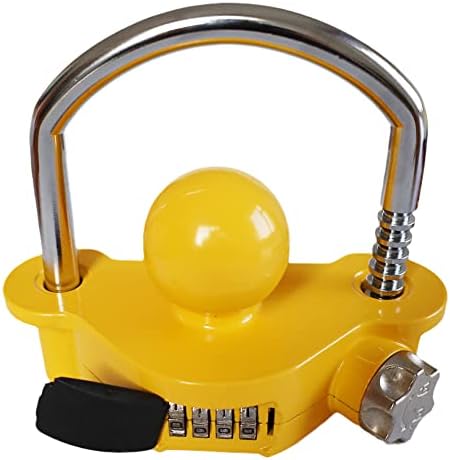 Amazon.com: WJSKDQ Universal Coupler Lock Trailer Ball Tow Hitch Lock ...