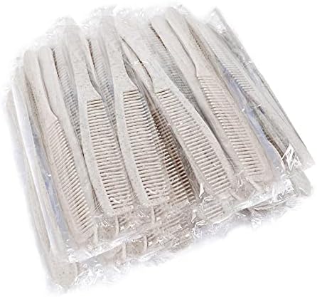 Amazon.com : Hair Combs Bulk, Disposable Wheat Straw Combs Individually ...