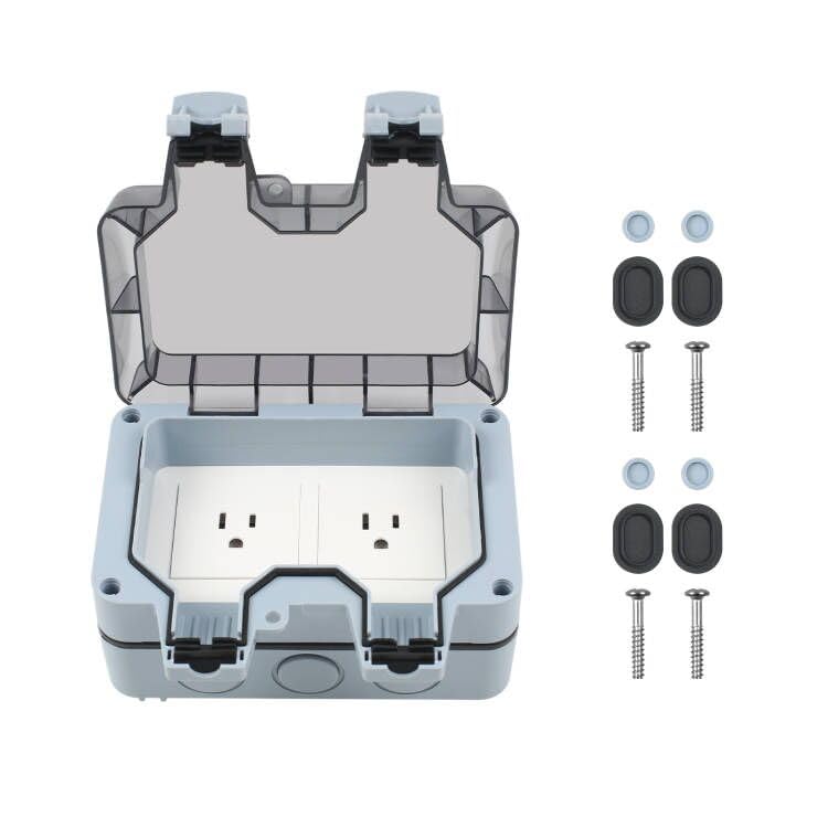 ZUYIYI Outdoor Power Outlet, Waterproof Weatherproof IP66 US Electrical ...