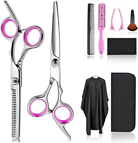 Purple Dragon Purple Hairdressing Scissors Set 5.5 Inch Hair Cutting ...