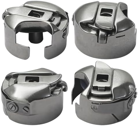 Amazon.com: Fbshicung 4pcs Walking Foot Large (M) Bobbin Case #18045 ...