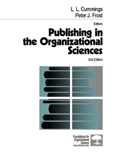 Buy Publishing in the Organizational Sciences - Vol. 1 (Foundations for ...