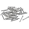 uxcell Finishing Nails 80pcs 25mm 1 Inch Hand-Drive Hardware Carbon ...