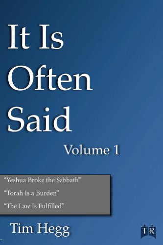 It Is Often Said Volume 1 - Kindle edition by Hegg, Tim. Religion ...