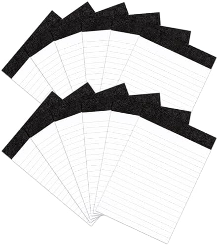 Amazon.com : 12 Pack Note Pads 4x6 College Ruled, Goefun Small Notepads ...