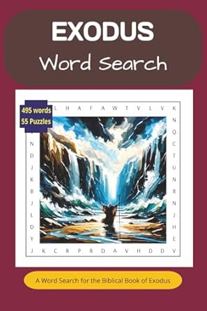 EXODUS Word Search Book: A fun and educational search for the people ...