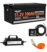 Amazon.com: Repower Flow 36V 105Ah LiFePO4 Battery with 200A BMS ...