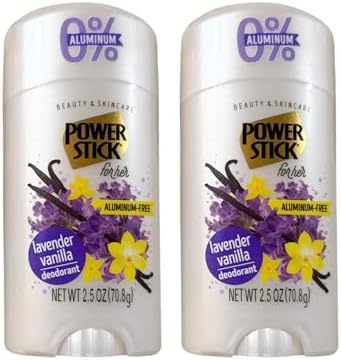 Amazon.com : Power Stick Lavender Vanilla Women's Deodorant, Aluminum ...