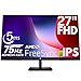 Amazon.com: HP V27i G5 FHD Monitor, AMD FreeSync Technology, HDCP ...