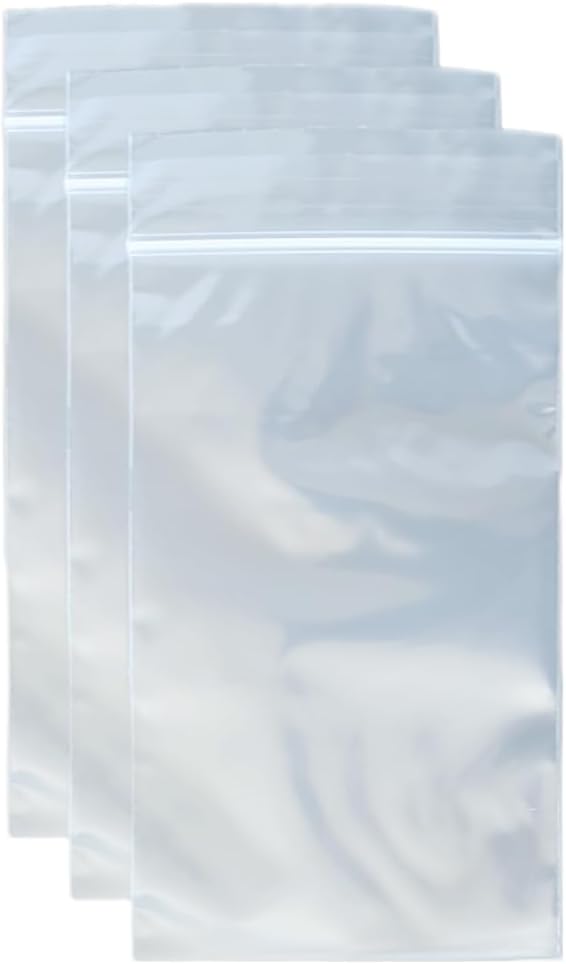 Amazon.com: MRMX 100pcs Self Locking 3" x 5" Plastic Bags 2mm Thick All ...