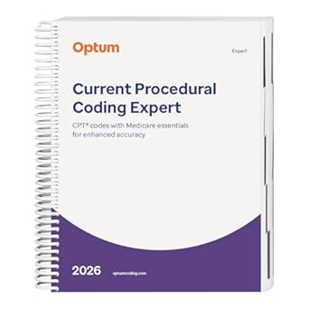 Amazon.com: 2026 Current Procedural Coding Expert (Spiral): 9798889520269: Optum: Books