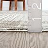 Amazon.com: Abani Cream Area Rug for Living Room, Bedroom -Mid-Century Modern- 2' x 3' -Durable ...