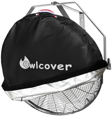 Amazon.com: Fan Cover, Waterproof Fan Cover, Dustproof Wall Mounted Fan ...