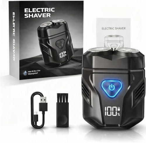 Amazon.com: Mini Electric Dual-Head Shaver for Men – Rechargeable ...