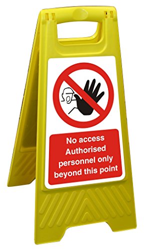 Seco No Access Authorised Personnel Only Beyond This Point Floor ...