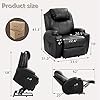 Amazon.com: MAGIC UNION Power Lift Recliner Chair Sofa with Massage and ...