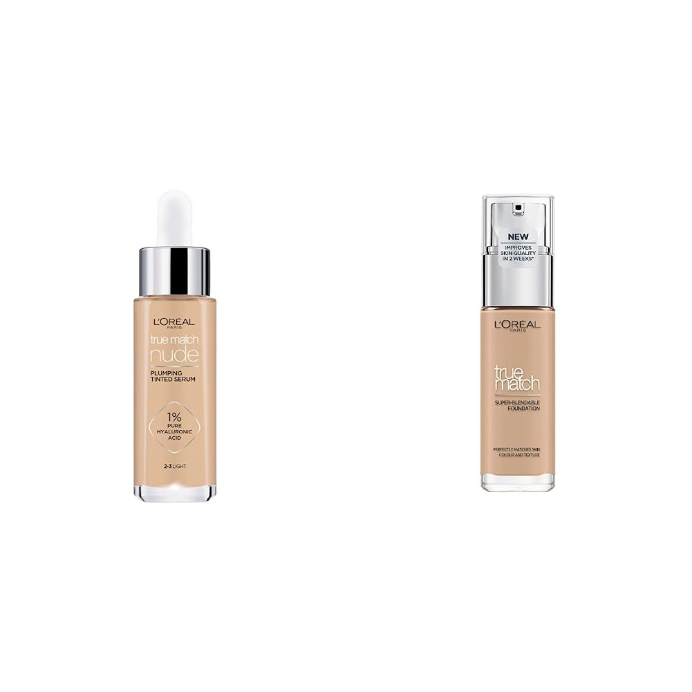 L'Oréal Paris Serum rellenador con color y ácido hialurónico, True ...