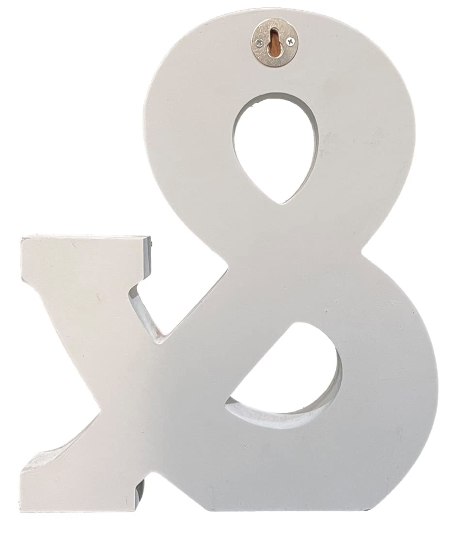 Snapklik.com : Large Wood Letter Distressed White Wash Alphabet Wall ...