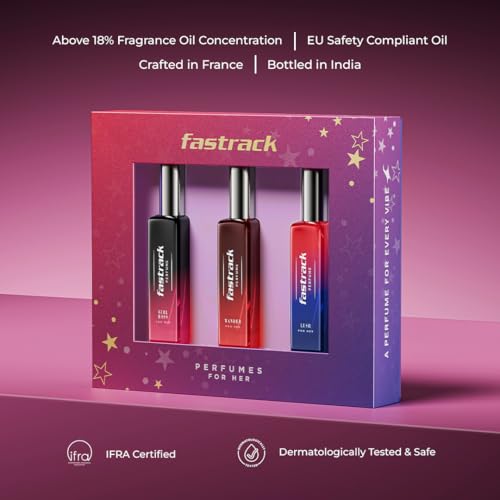 Fastrack Perfume Gift Set for Women - Girl Boss, Lush & Wander (3 x ...