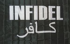Amazon.com : 3'x5' INFIDEL FLAG, banner by Ruffin Flag Company : Patio ...