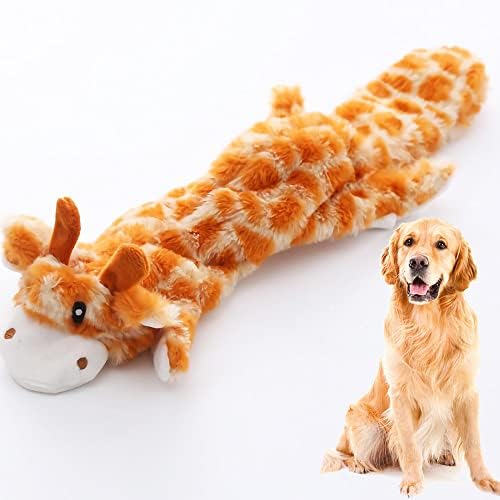 Squeaky Dog Toys for Boredom, No Stuffed Soft Dog Toys Duck Plush Dog ...