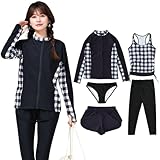 ・ブランド:Teddy・セット内容・5点セット・タンクトップ・トップス・パンツ しっかり体型カバーできる長袖＆レギンス☆動きやすさも◎ フィットネス水着レディース上下セット パッド有無○ パッドポケット○ ワイヤー× 肩ひも取り外し× 肩ひ...