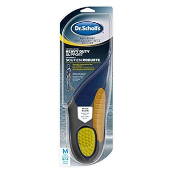 Dr. Scholl's HEAVY DUTY SUPPORT Pain Relief Orthotics. Designed for Men over 200lbs with ...
