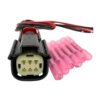 Headlight Connector Pigtail, 6-Pin Female Plug — Fits Chevrolet ...