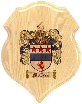 Amazon.com: Mccrea Coat of Arms Plaque / Family Crest Plaque : Home ...