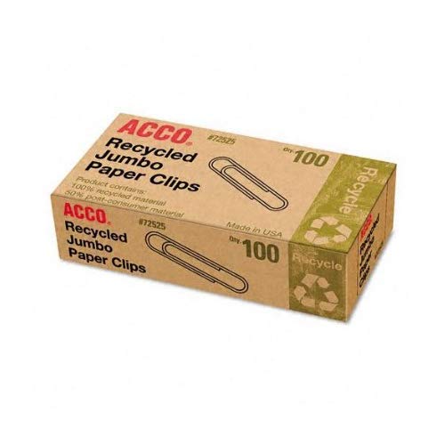 Recycled #1 Paper Clips (5 Packs of 100) : Amazon.in: Office Products