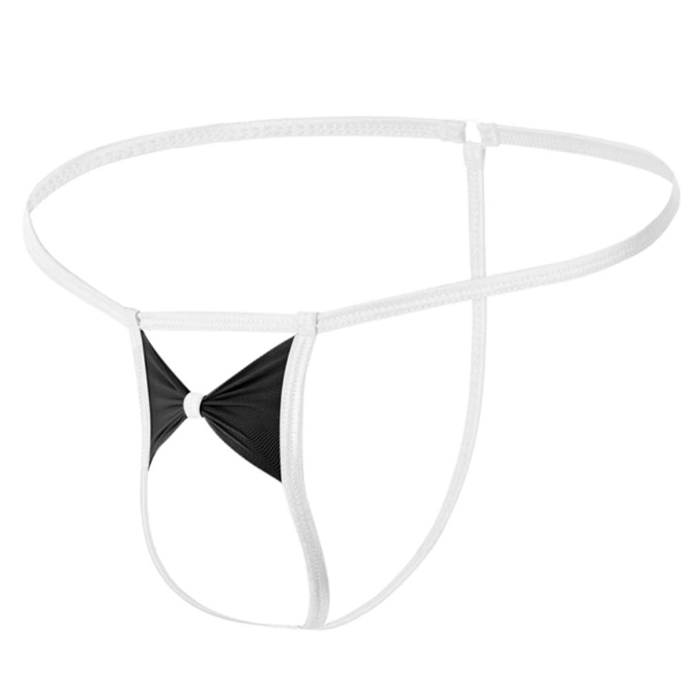 Buy Men's Sexy Thongs Underwear Soft Mesh G-String Thong Briefs ...