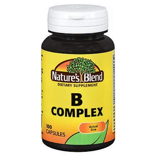 Amazon.com: Nature's Blend B Complex Capsules - 100 ct, Pack of 2 ...