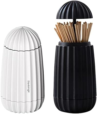 Toothpick Holder, Automatic Stainless Steel Toothpick Holder Dispenser ...