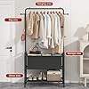Amazon.com: Calmootey Clothing Rack with Storage Bag, 3-in-1 Garment ...