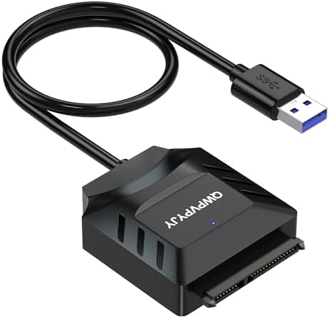 Amazon.com: SATA to USB A Cable, USB 3.0 to SATA III Hard Drive Adapter ...