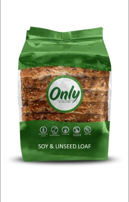 Only Gluten Free Soy and Linseed Loaf Bread ( Pack Of 1, 420 gm ...