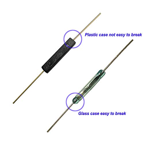 Snapklik.com : Gebildet 10pcs Plastic Reed Switch Reed Contact Normally ...