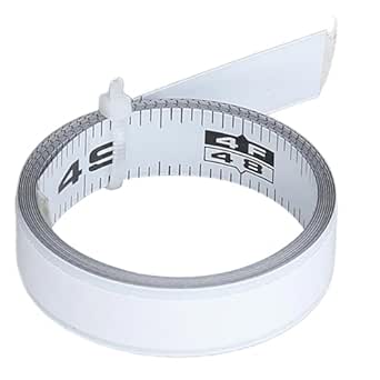 48 Inch Adhesive Measure Tape, Right to Left, Metal Construction, Clear ...